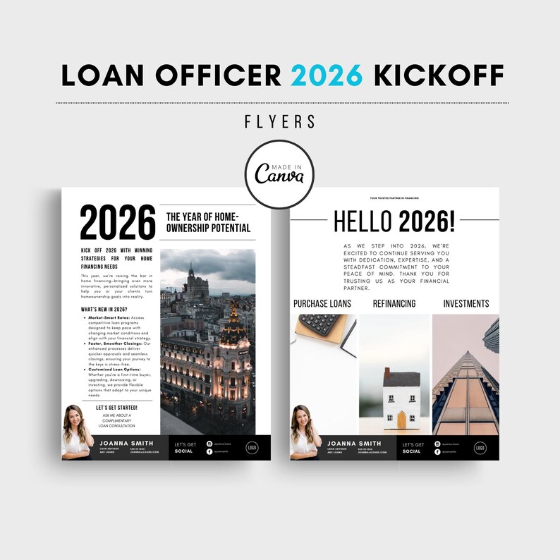 Loan Officer 2026 Kickoff Flyer Letter | Kick off 2026 for Mlo's ...