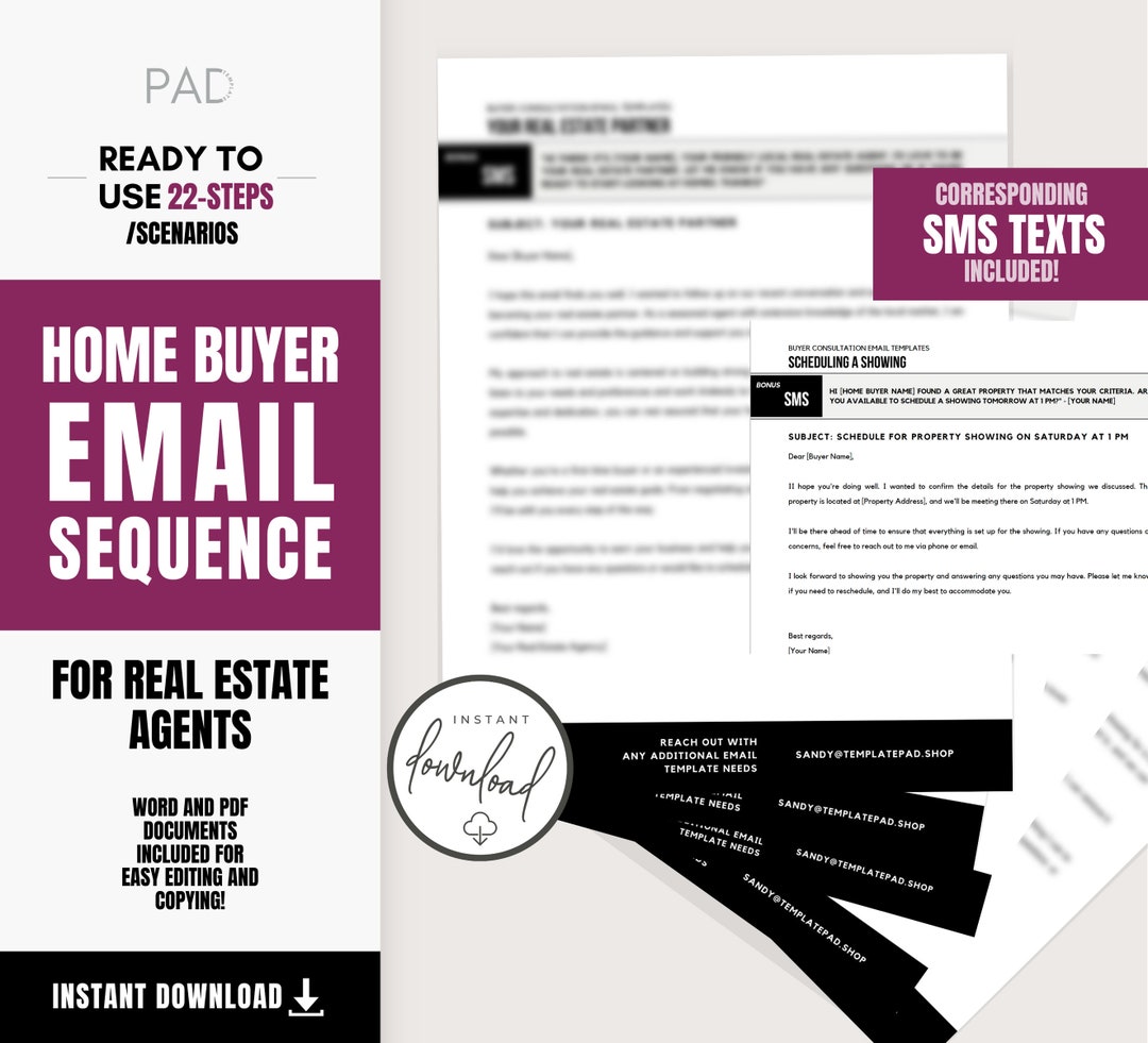 Home Buyer Email Sequence for Realtors | Real Estate Email Marketing ...