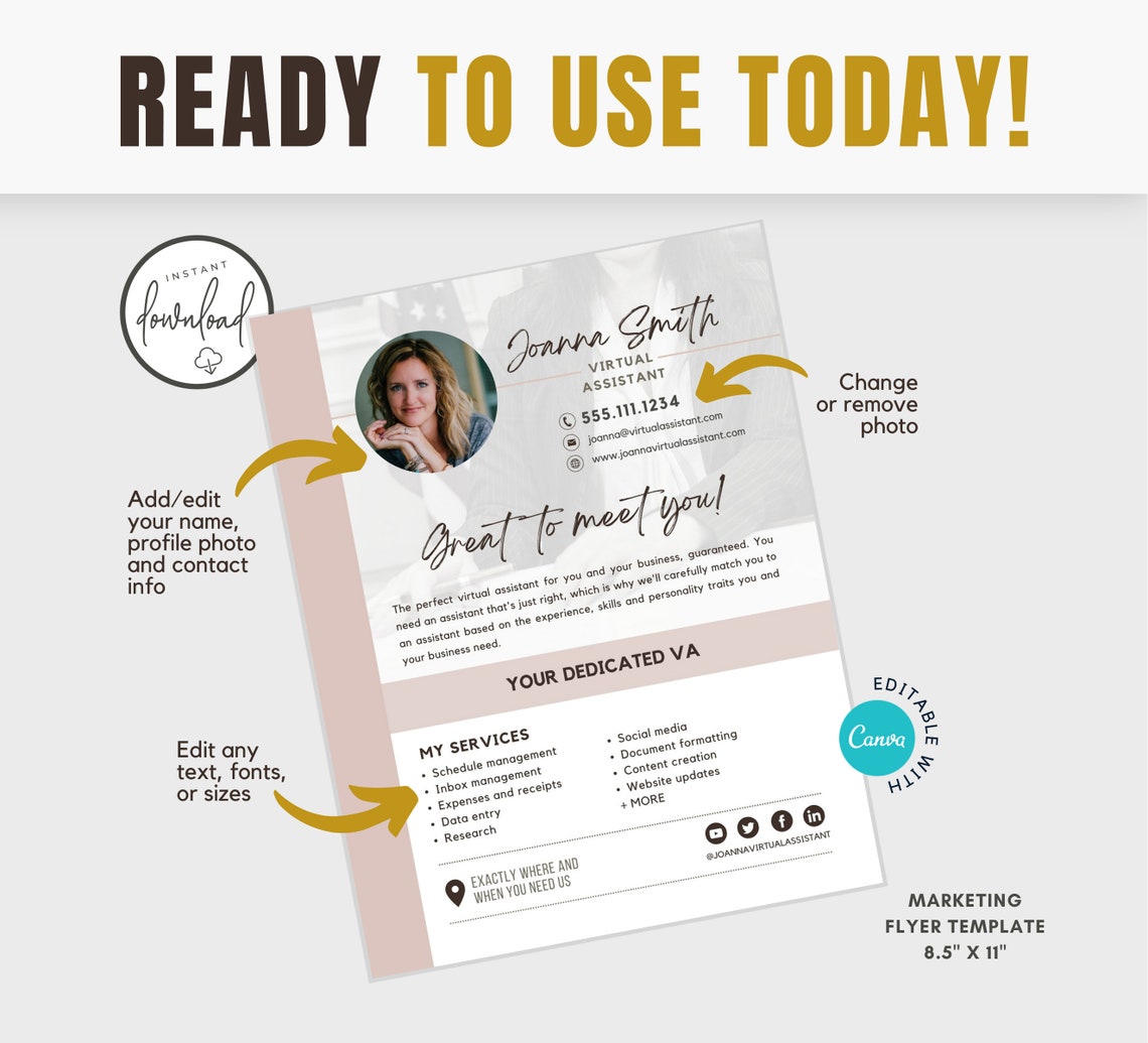 VIP KIT Ultimate Marketing Packet for Virtual Assistants - Etsy