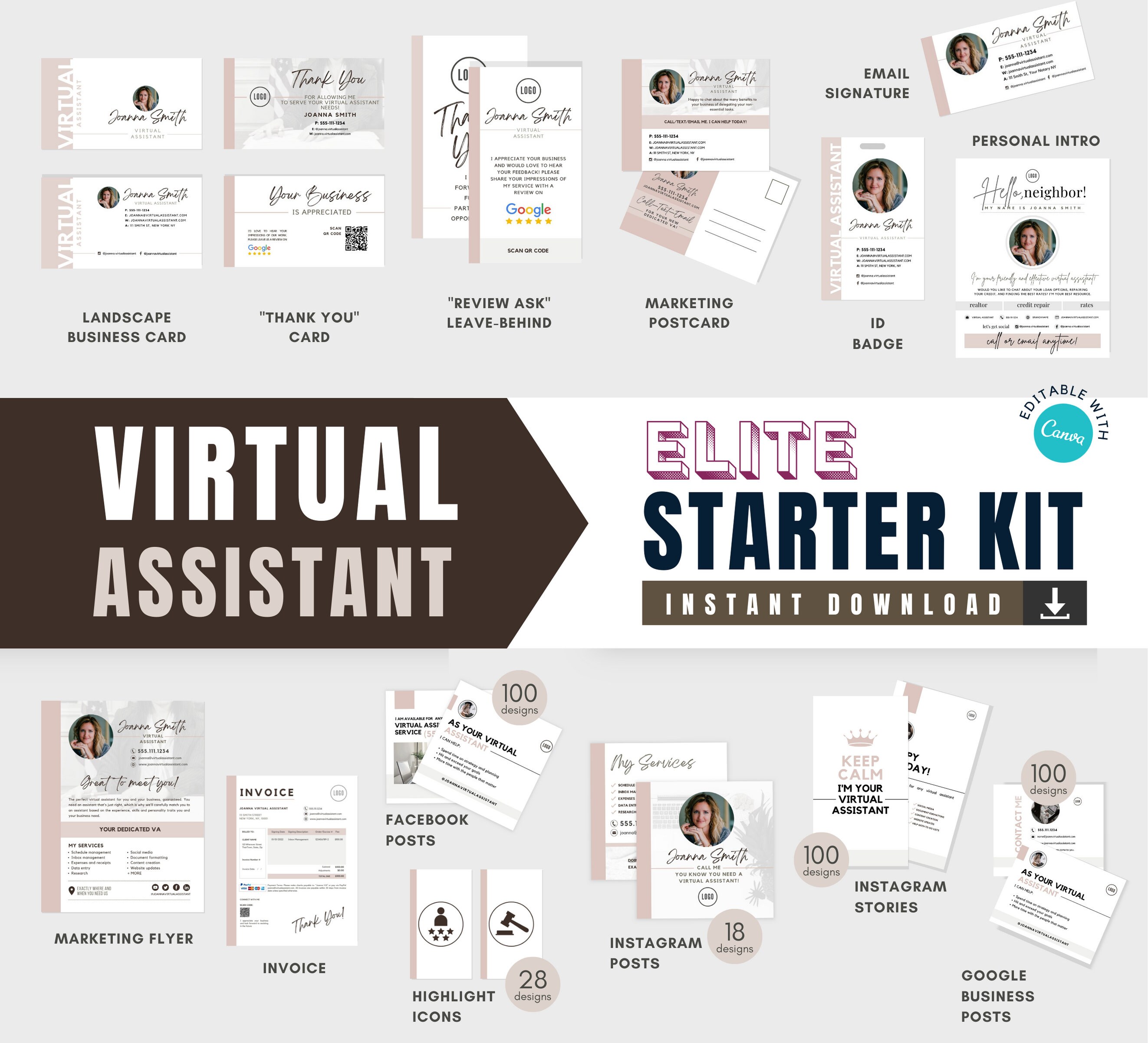 VIP KIT Ultimate Marketing Packet for Virtual Assistants - Etsy