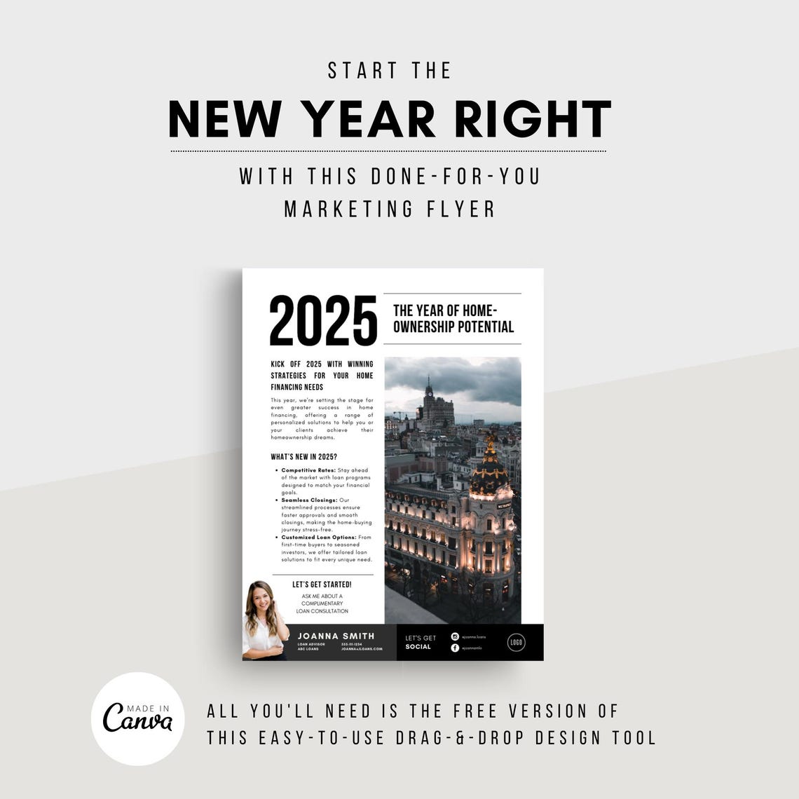 Loan Officer 2025 Kickoff Flyer Letter Kick off 2025 for Mlo's Editable ...