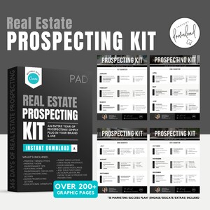 Realtor Prospecting Kit: 365 Days of Canva Templates (digital Download ...