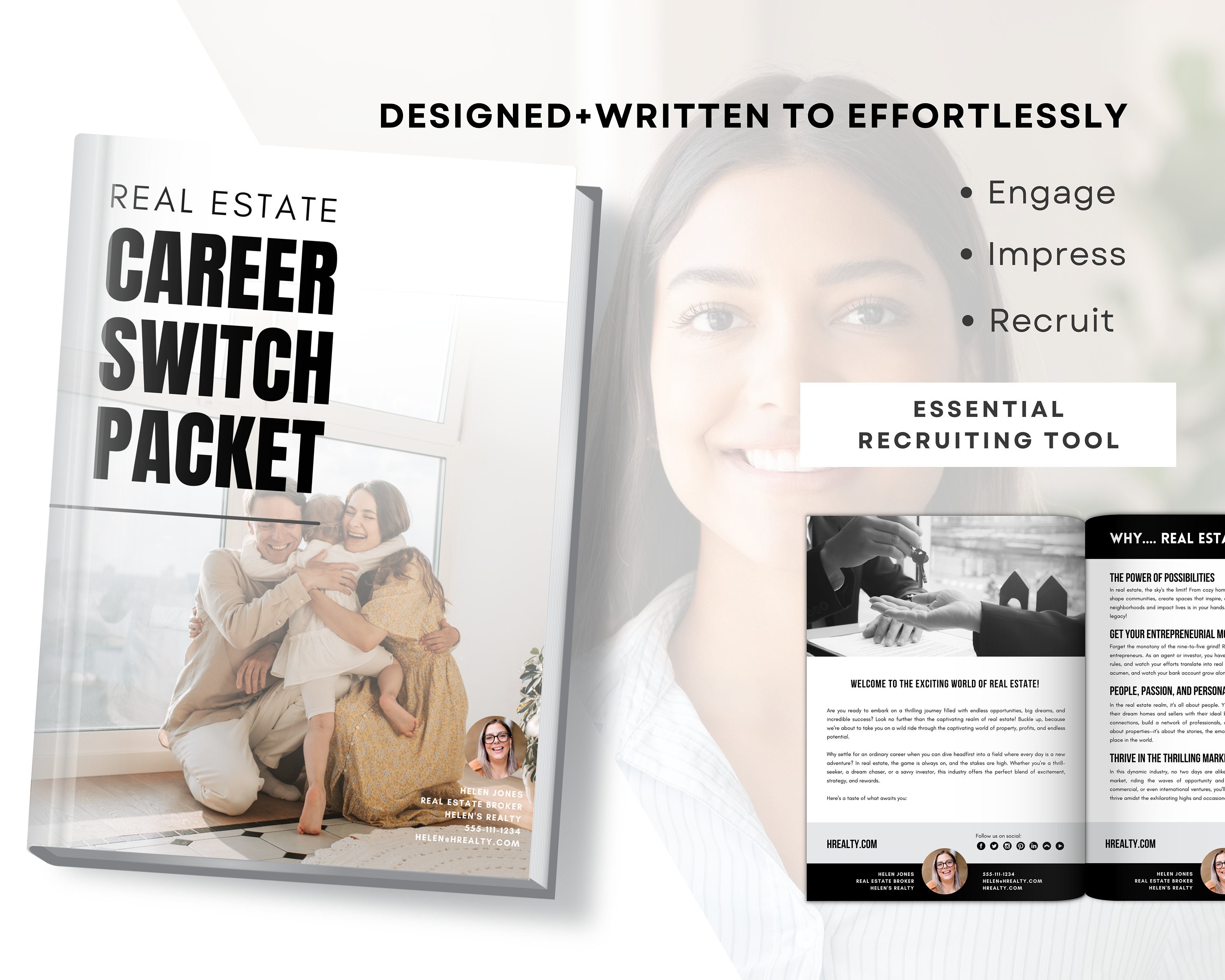 Real Estate Career Switch Guide: New Agent Recruiting (CANVA Template) - Etsy