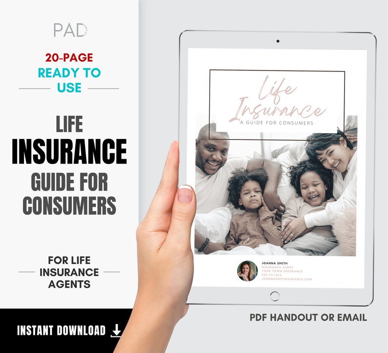 Life Insurance Guide Insurance Agent Marketing Life - Etsy