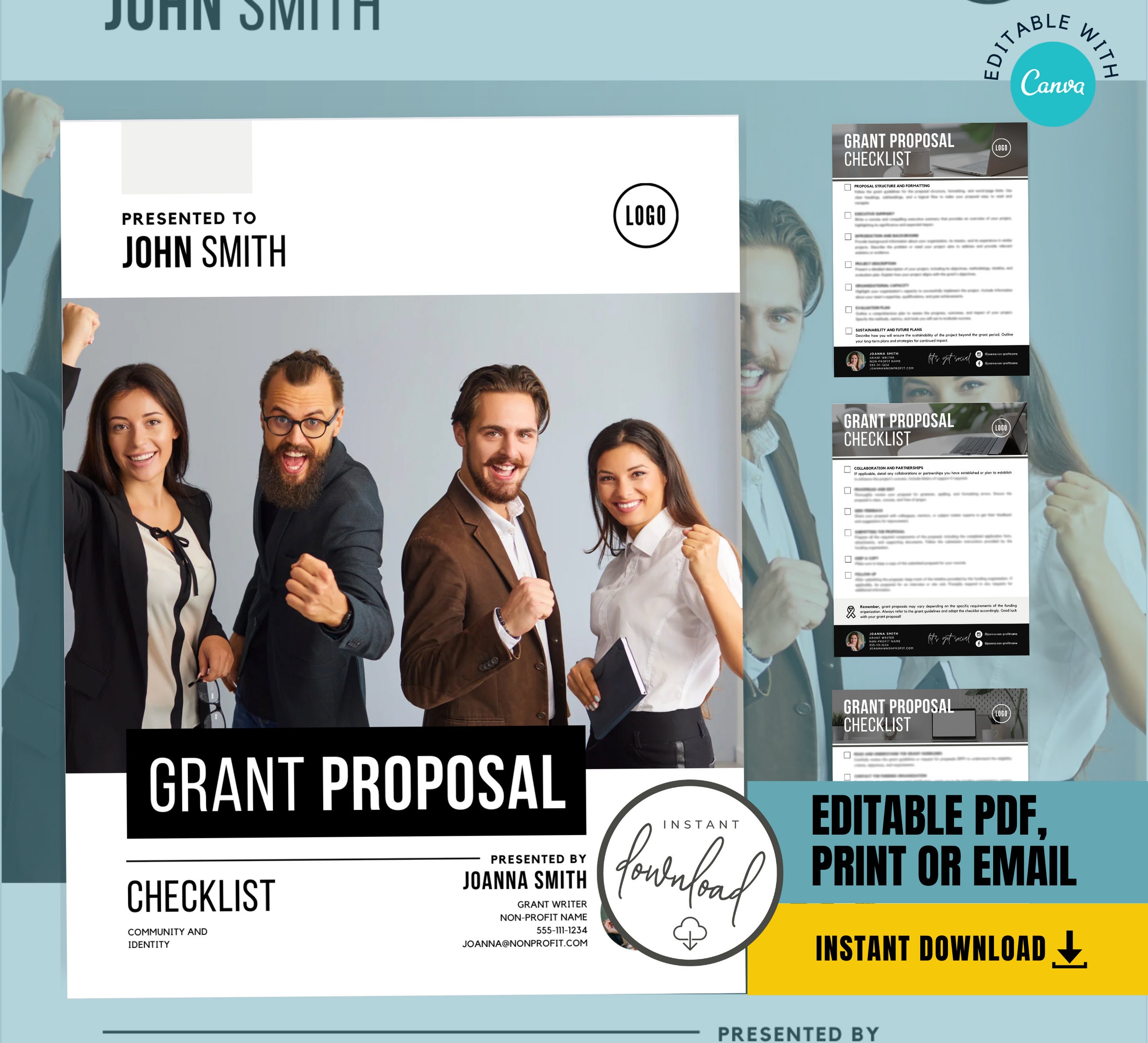 Grant Proposal Checklist for Nonprofits | Grant Checklist | Non-profit ...