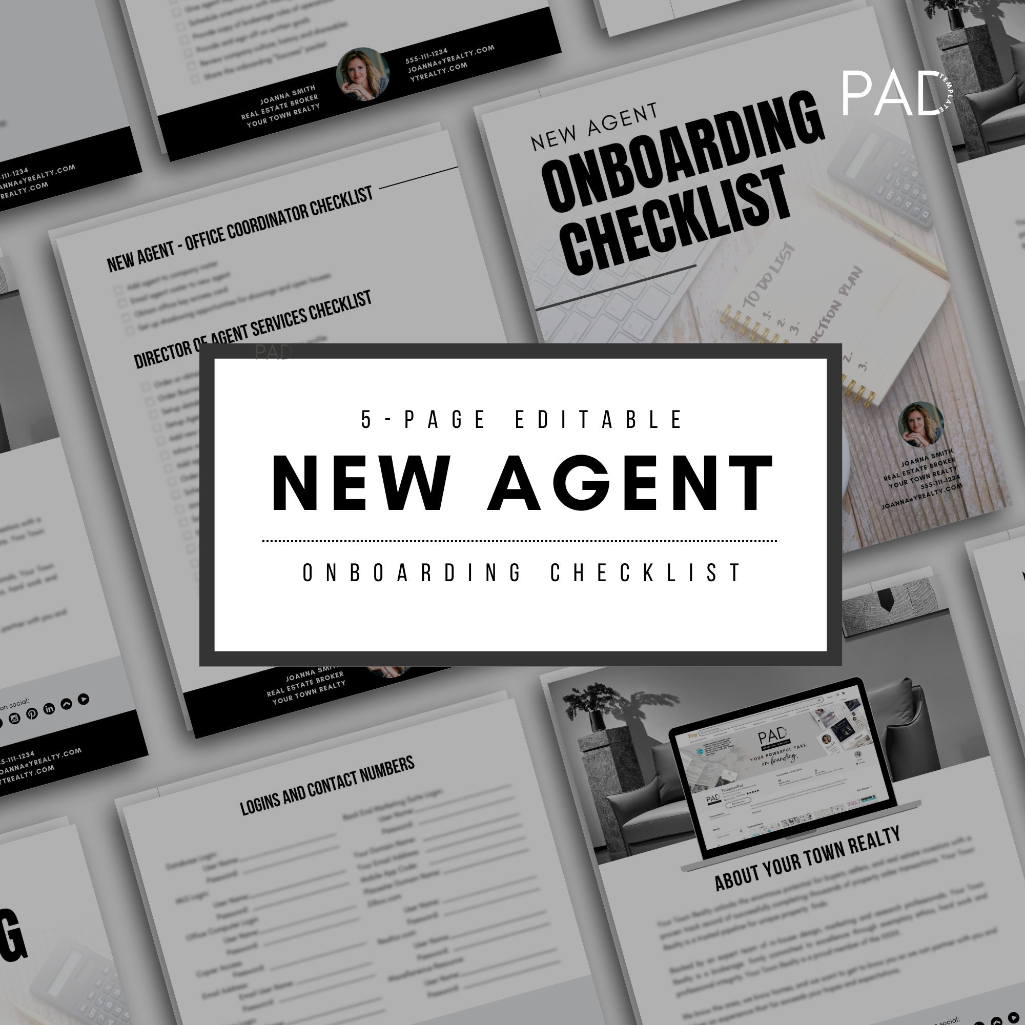 New Agent Onboarding Checklist Realtor Hiring Real Estate Recruiting ...