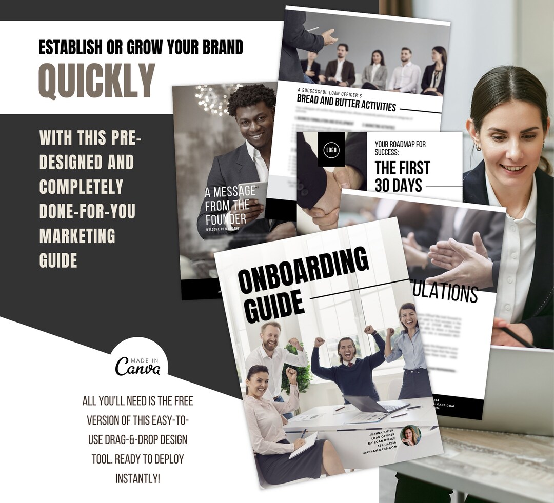 Real Estate Realtor Onboarding Guide: Recruiting Template (CANVA ...
