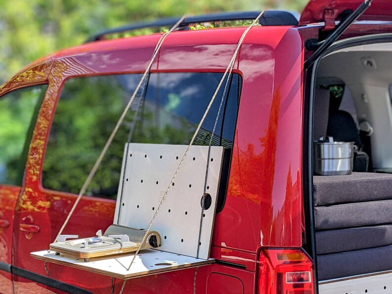 Modulares Campingset für VW Caddy Flexible Kiubiq Boxen aus Birke ...