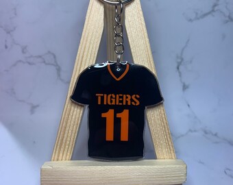Football Jersey Keychain - Etsy