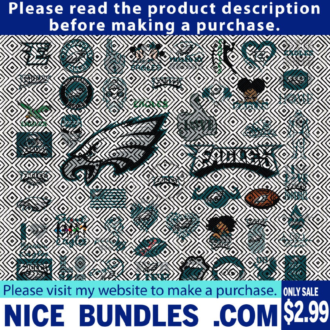 50 Files Philadelphia-eagles Team Bundles Svg - Etsy