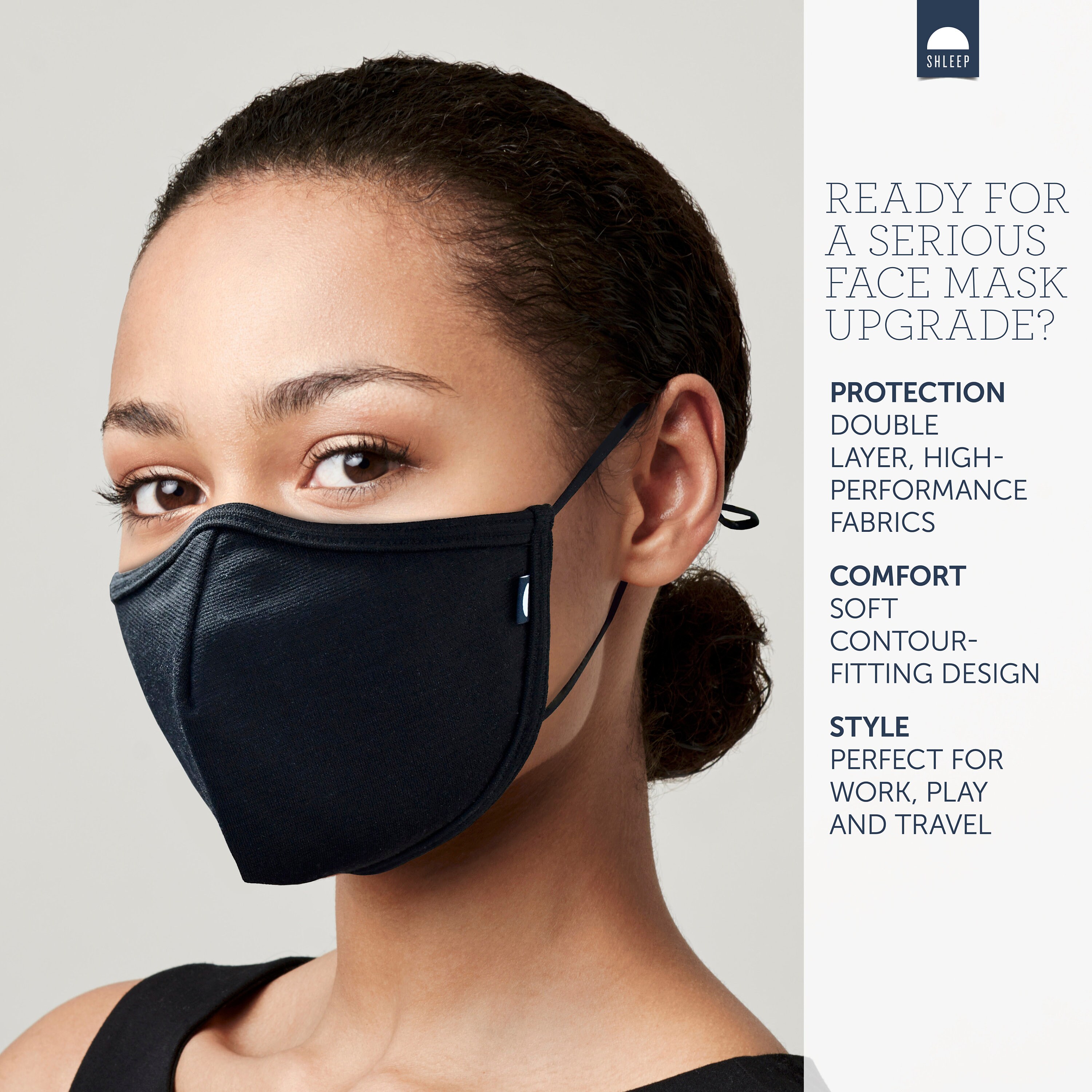 Shleep miracle of Merino™ Face Mask for Life and Style. Reusable ...