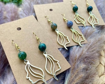 Abstract Face Earrings - Etsy