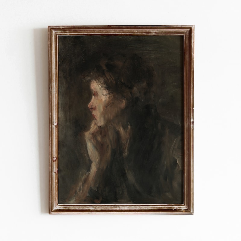 Vintage Woman Portrait - Etsy UK