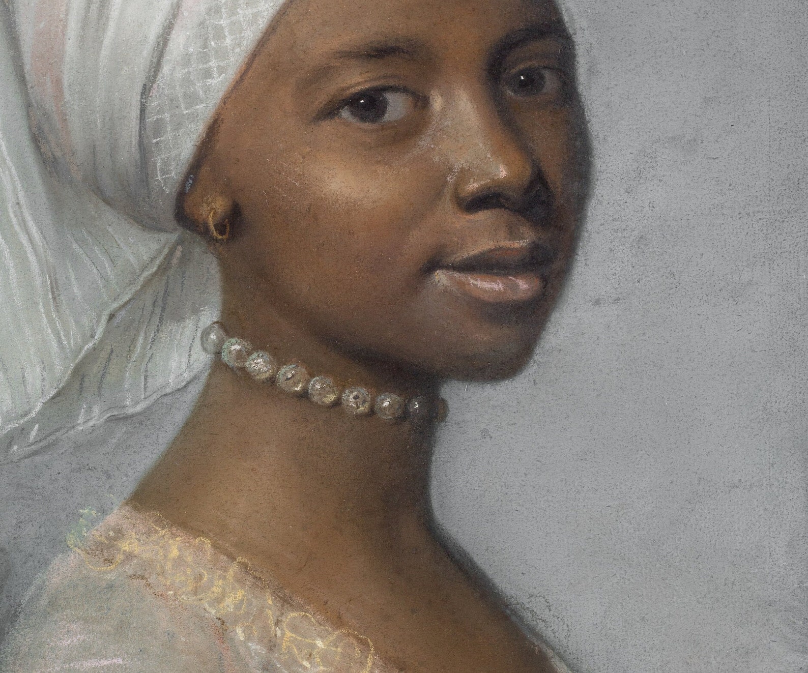 Woman in Head Wrap | Vintage Lady Portrait | Portraiture Painting ...