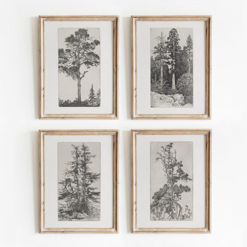 Tree Etching Design - Etsy