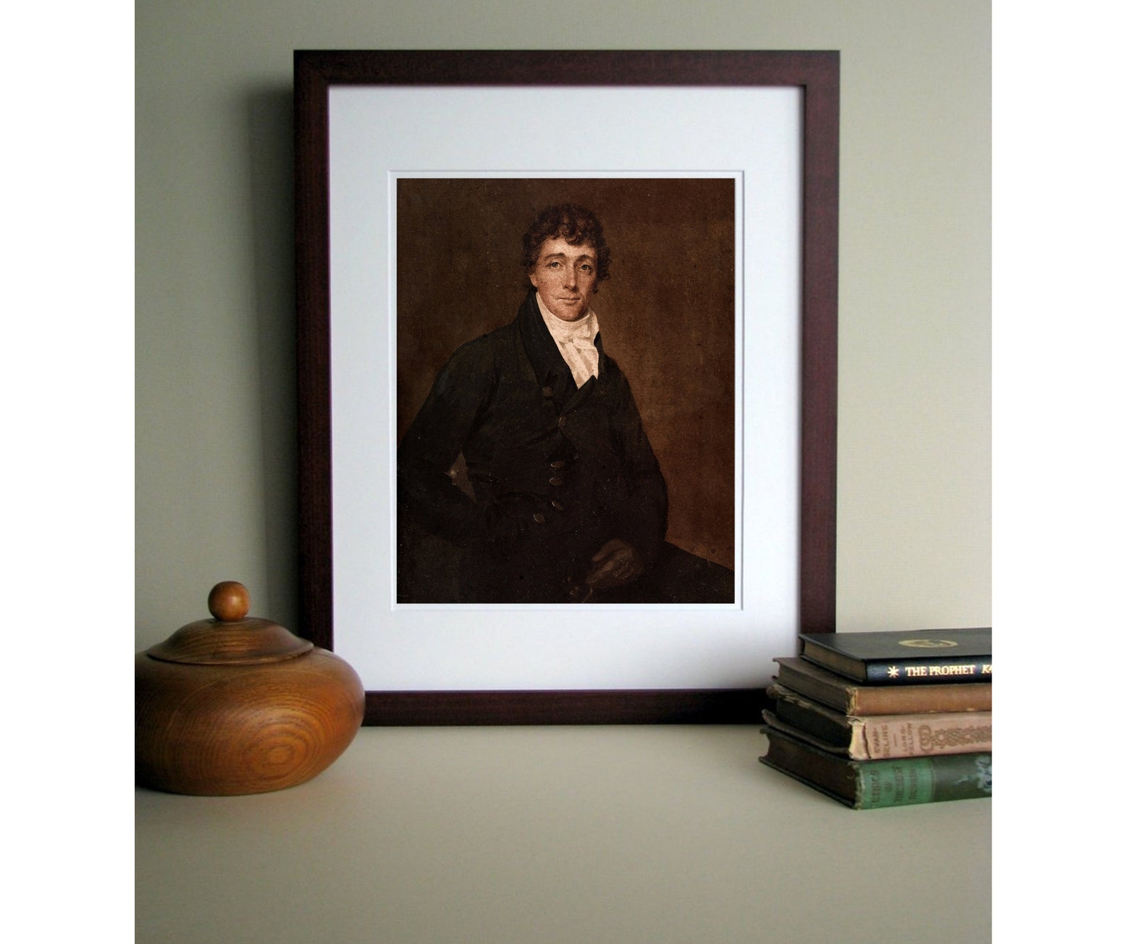 Dashing Man Vintage Portrait Painting Antique Decor - Etsy