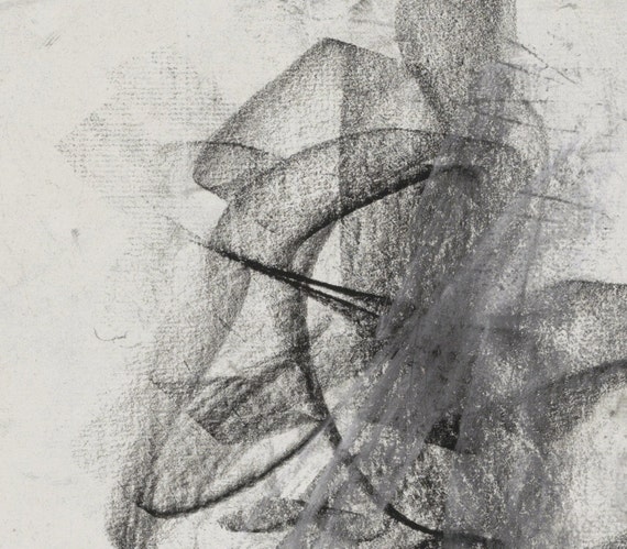 Abstract Charcoal Portraits