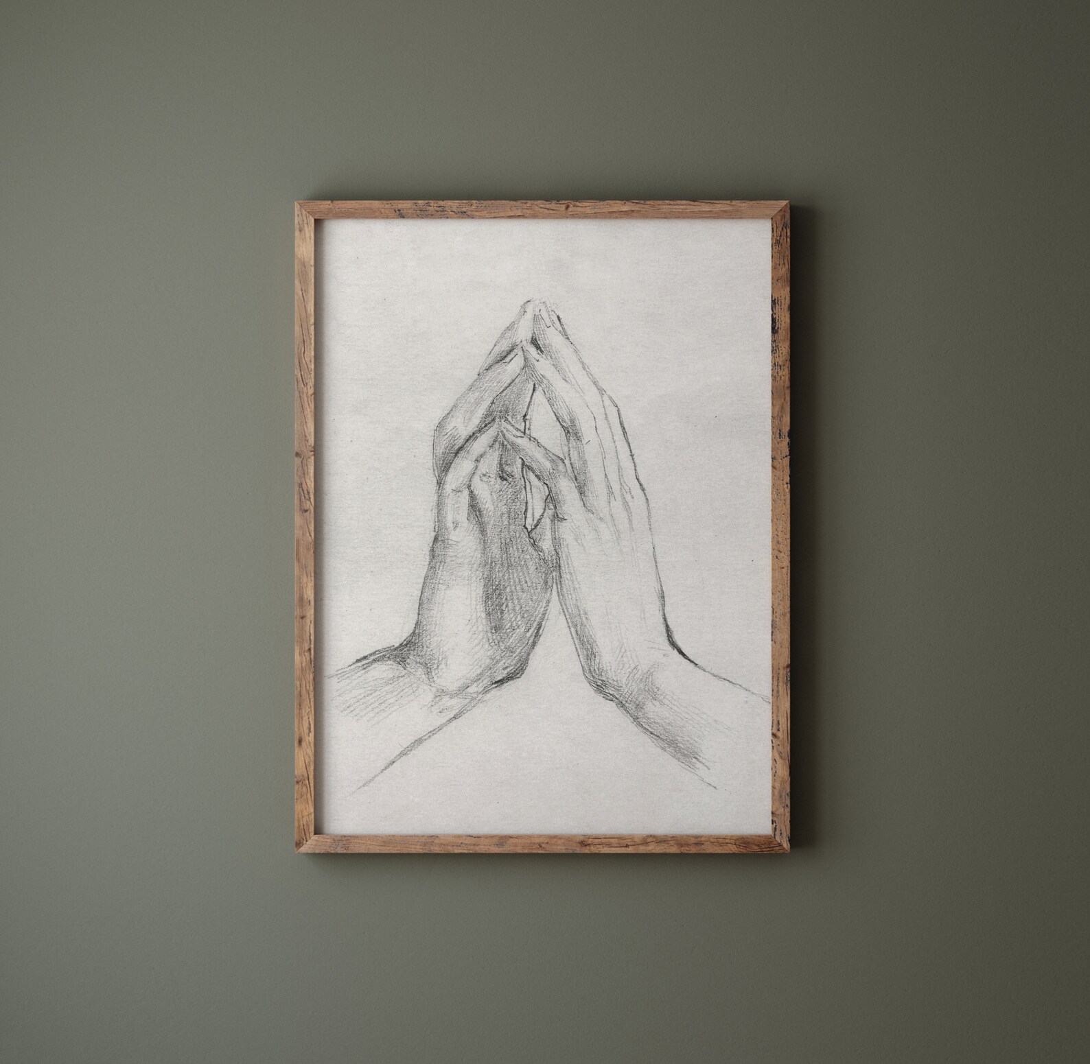 Hand Study | Vintage Hand Sketch Drawing | Fingertips Humans Touching ...