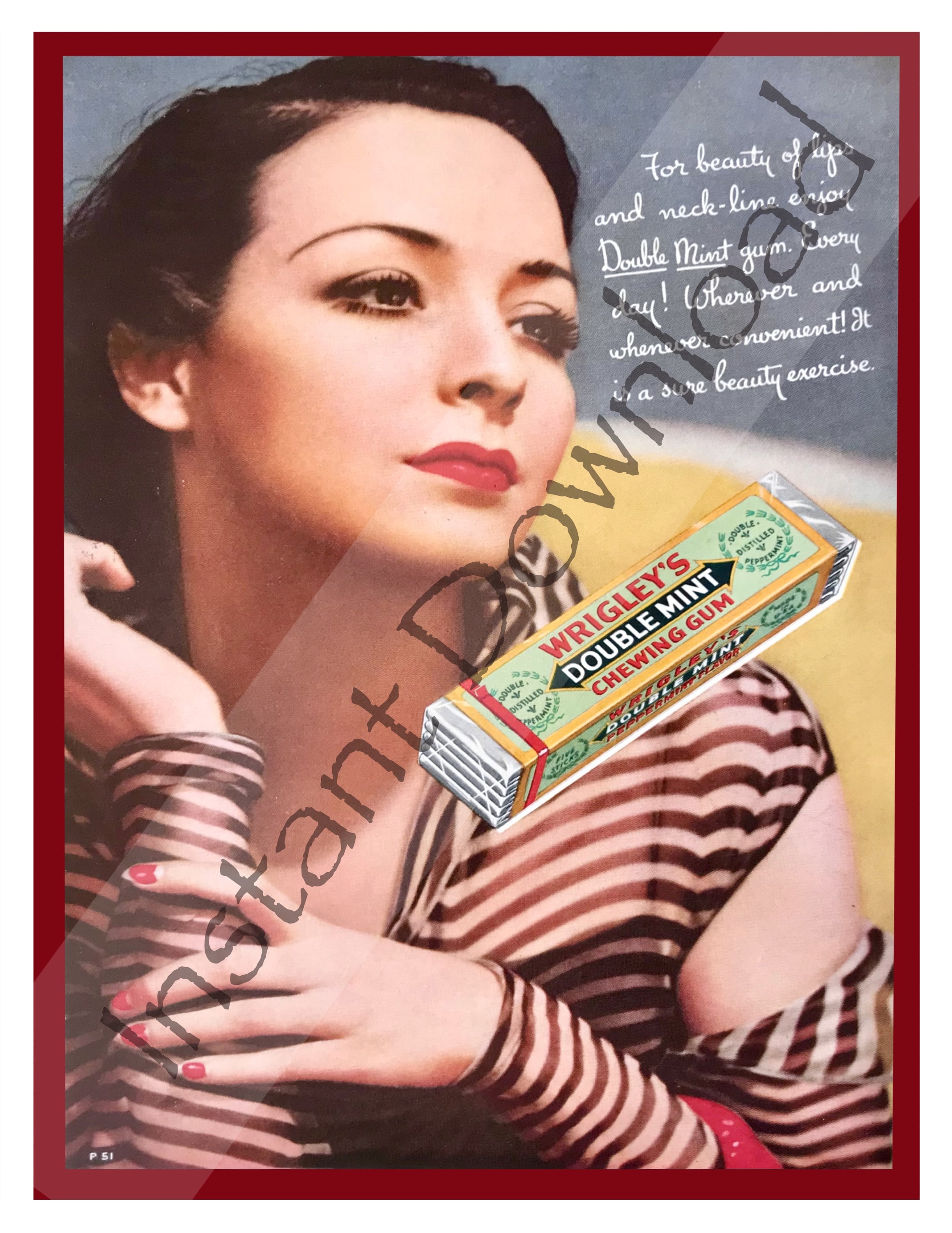 Doublemint Gum Advertisement