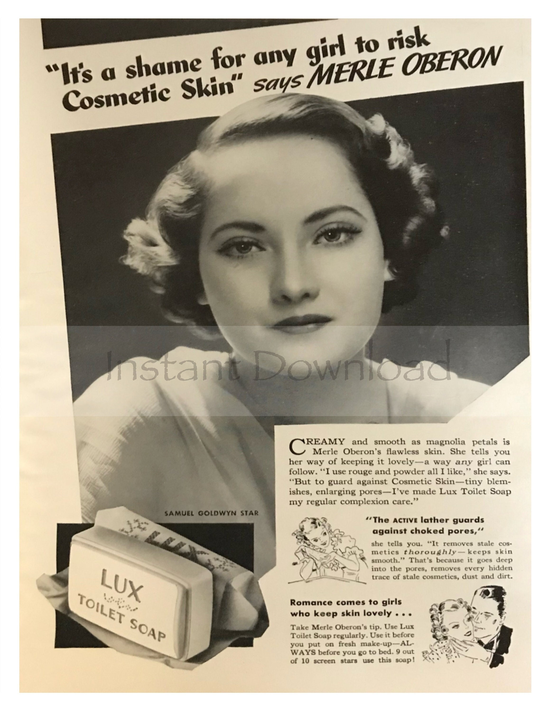 Lux Soap Advertisement