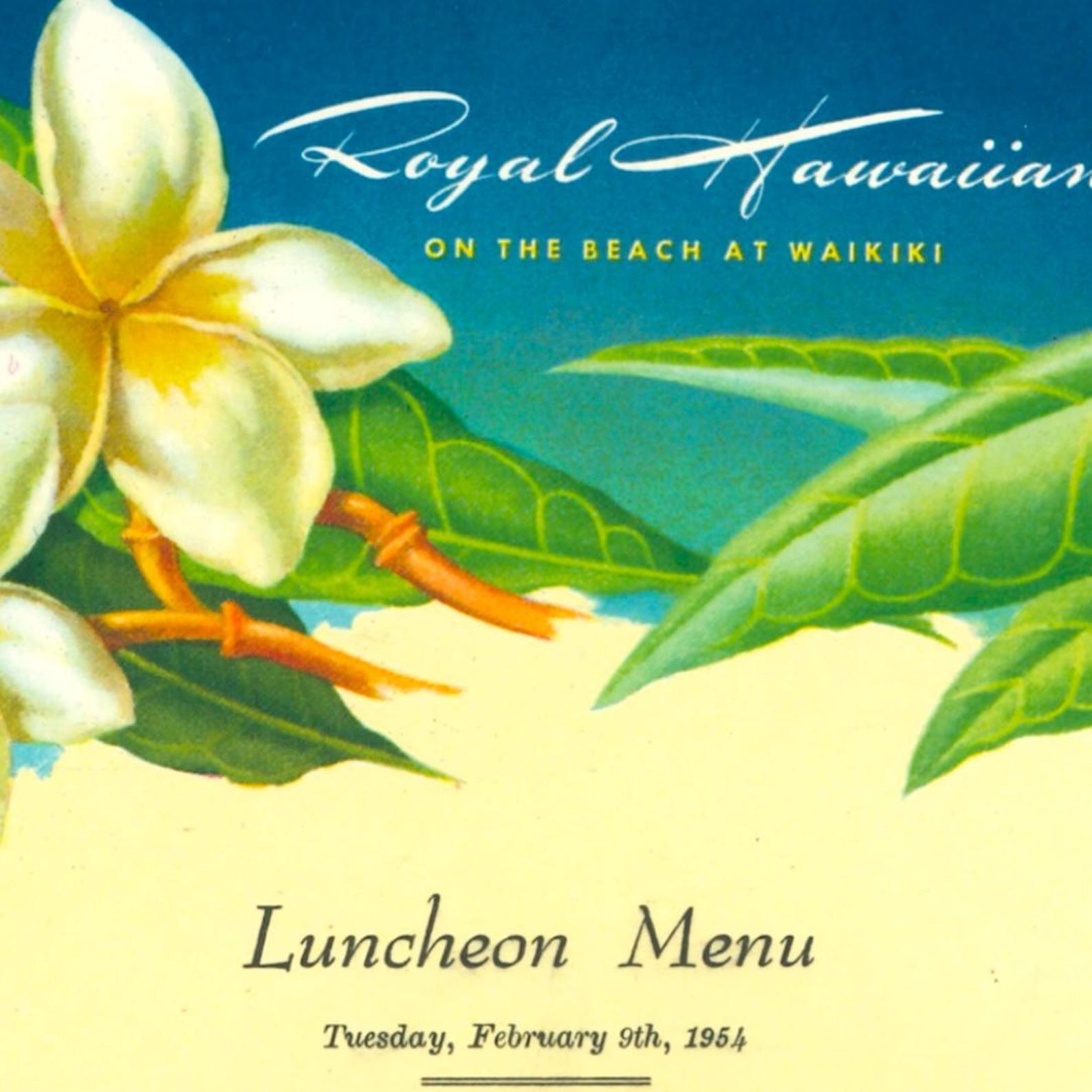 Printable Hawaiian Menu From 1954 Digital Download - Etsy