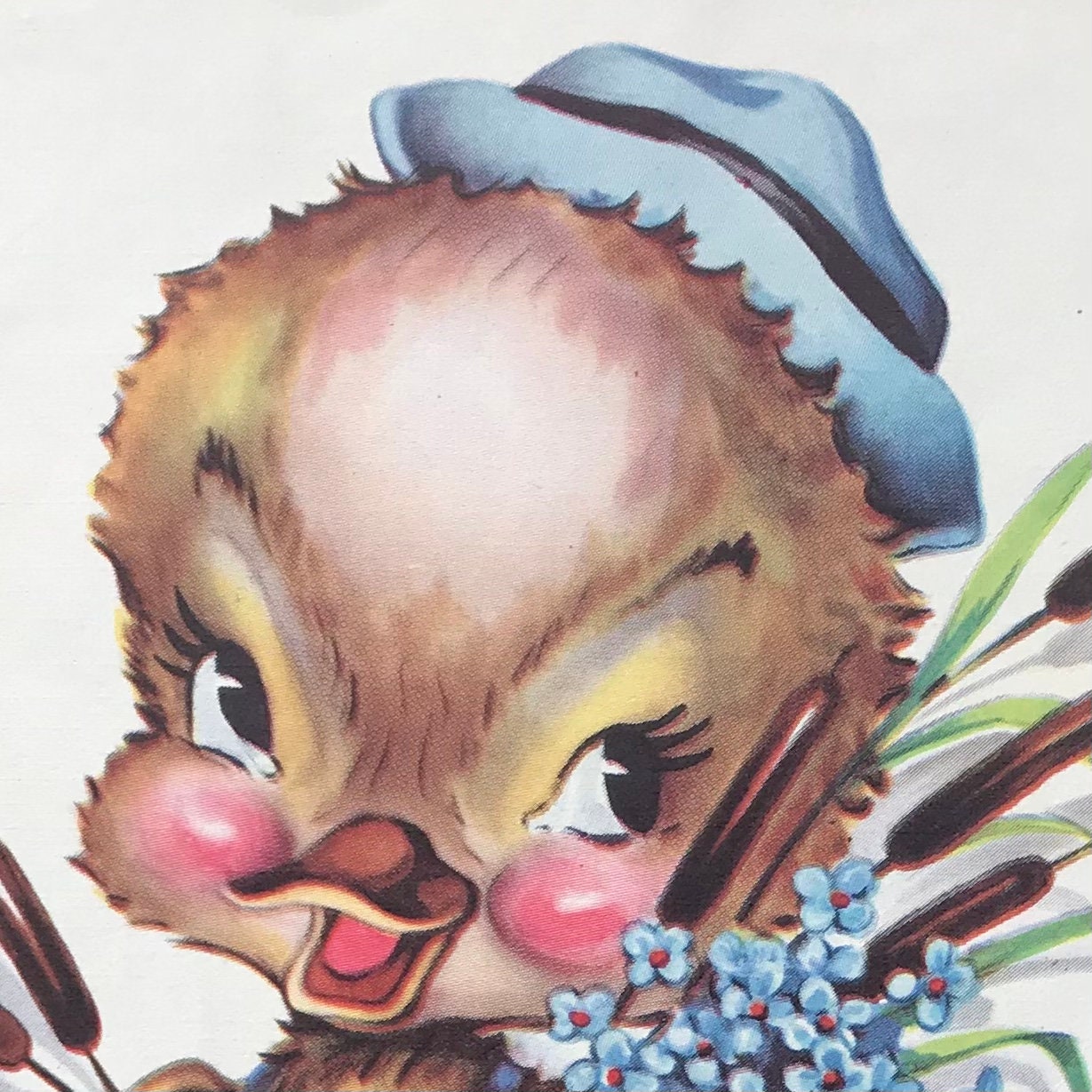 Adorable Vintage danny Duck Digital Download Art Print - Etsy