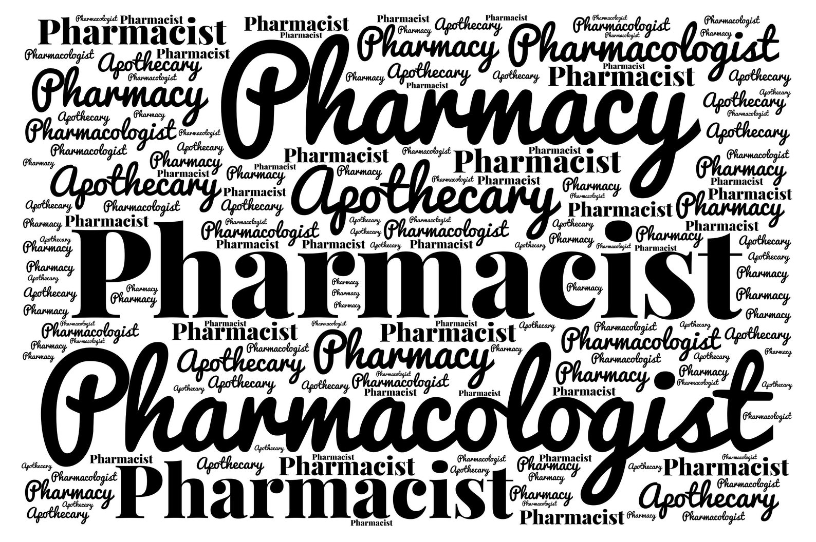 Pharmacist Wordart Original Graphic PNG, SVG & JPEG Digital Download ...