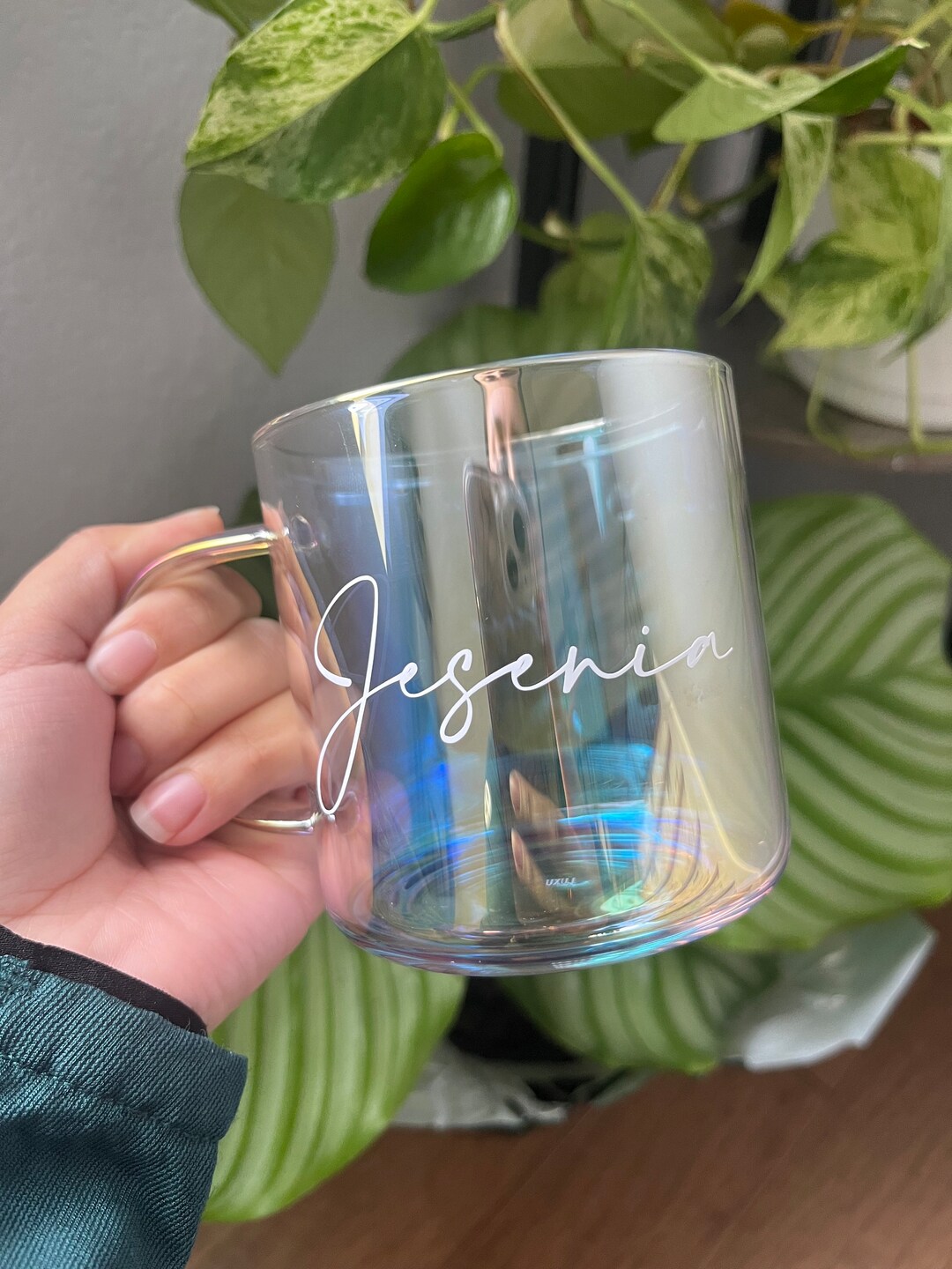 Iridescent Mug , Translucent Campfire Mug, Gifts for Bridesmaids ...