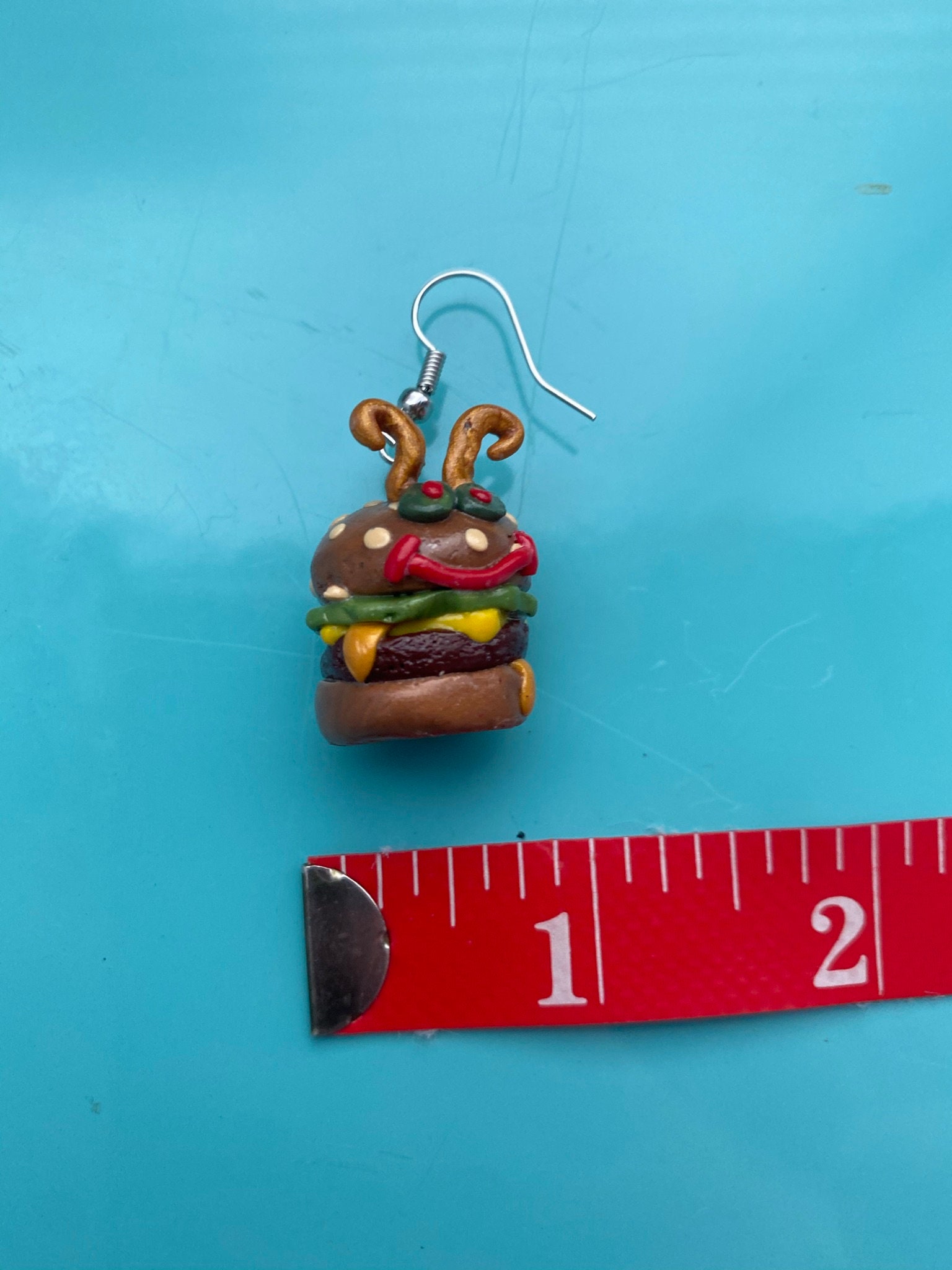 Pendientes Bob Esponja Pipsqueak Krabby Patty Preordenar - Etsy España