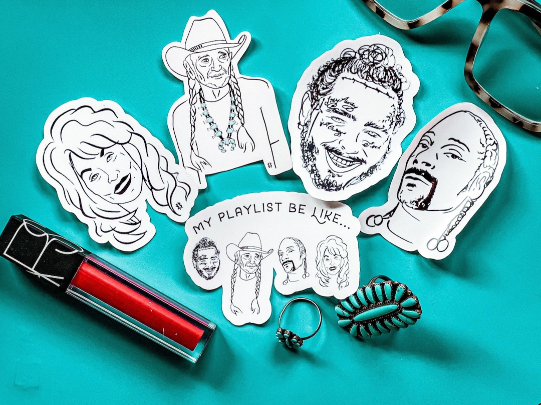 My Playlist Sticker Pack - Etsy