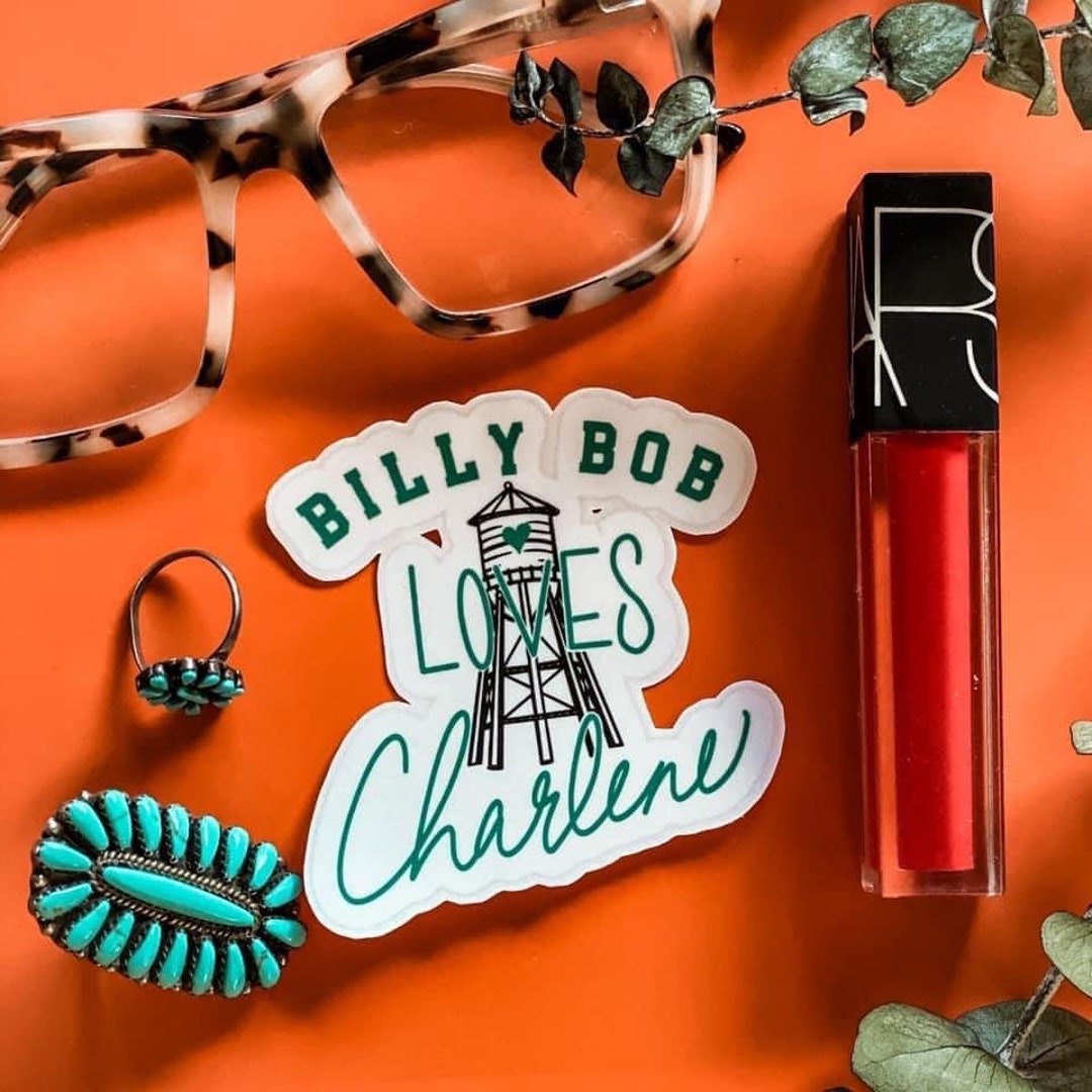 Billy Bob Loves Charlene Decal - Etsy