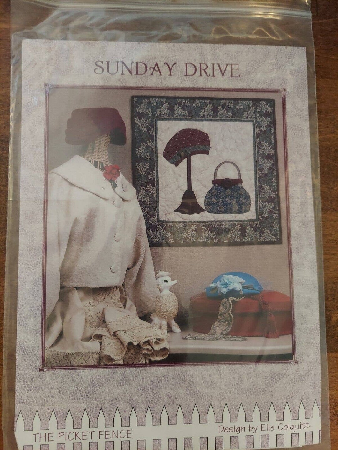 Sunday Drive, the Picket Fence Quilt Pattern, 20 X 20.5 Elle Colquitt ...