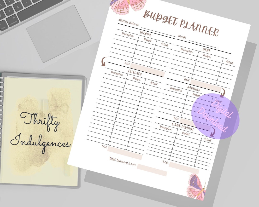 Budget Planner, Savings Planner, Cute Budget Planner, Budgeting ...