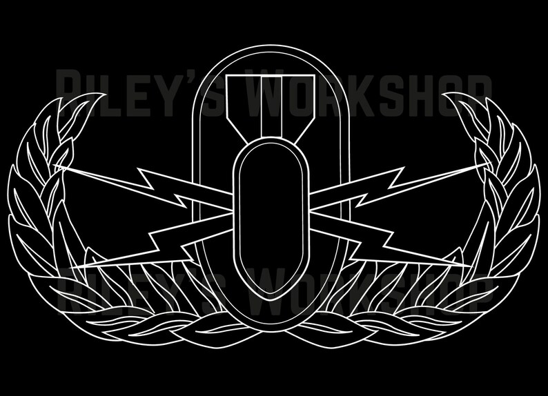 EOD Tech Basic Crab Pin Vinyl Decal Sticker for US Navy or Army or ...