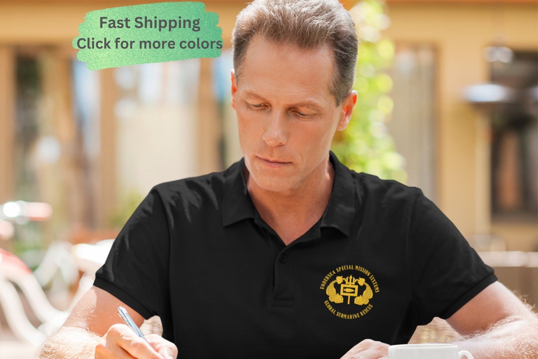 NAVSEA Global Submarine Rescue Polo Shirt Undersea Special Mission ...