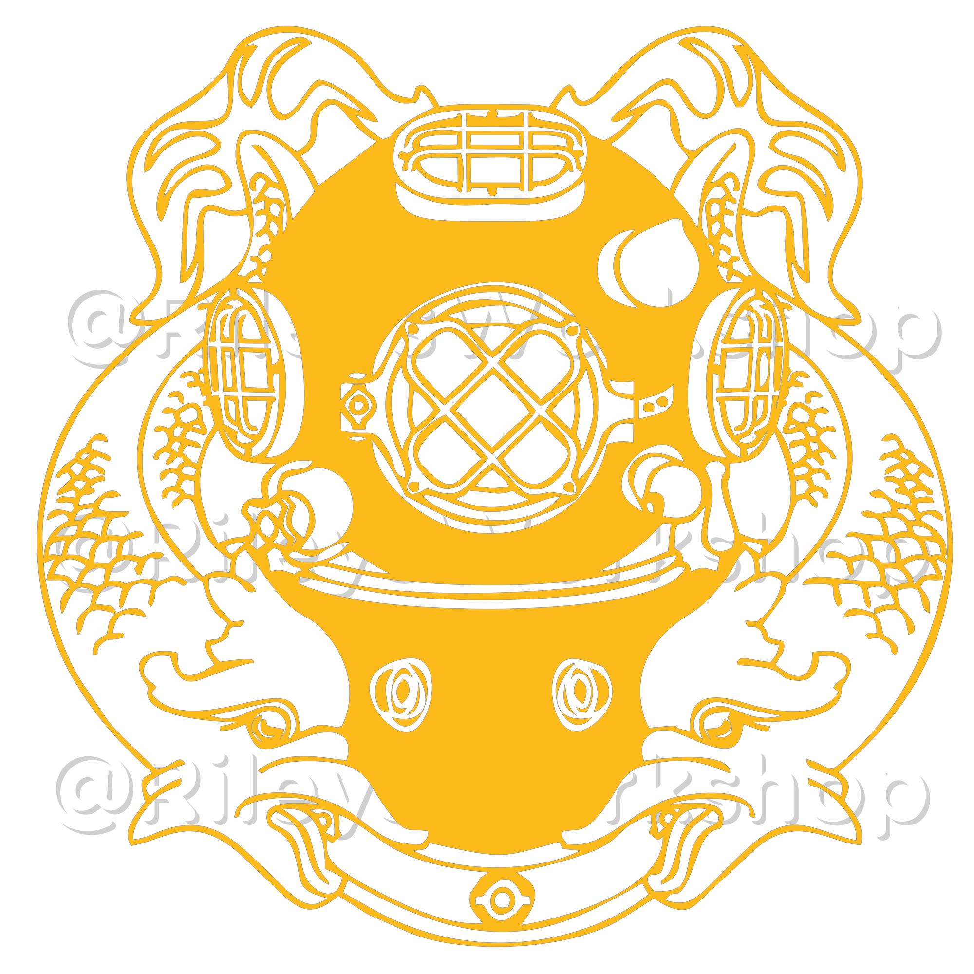 Deep Sea Diver Vinyl Decal - US Navy Chief Diver Gift - Etsy