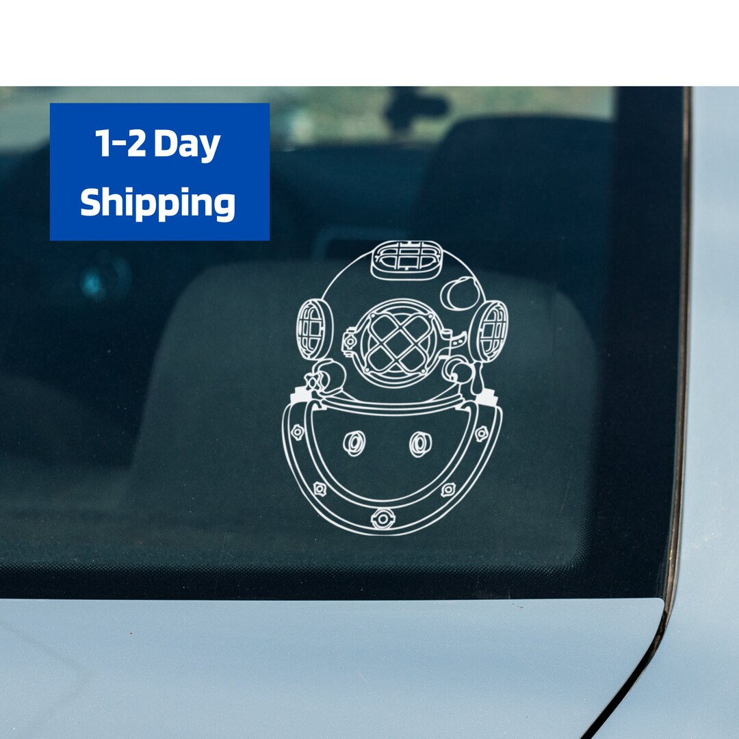 Markv Deep Sea Diver Vinyl Decal Sticker US Navy 2chuck Dive Pin ...