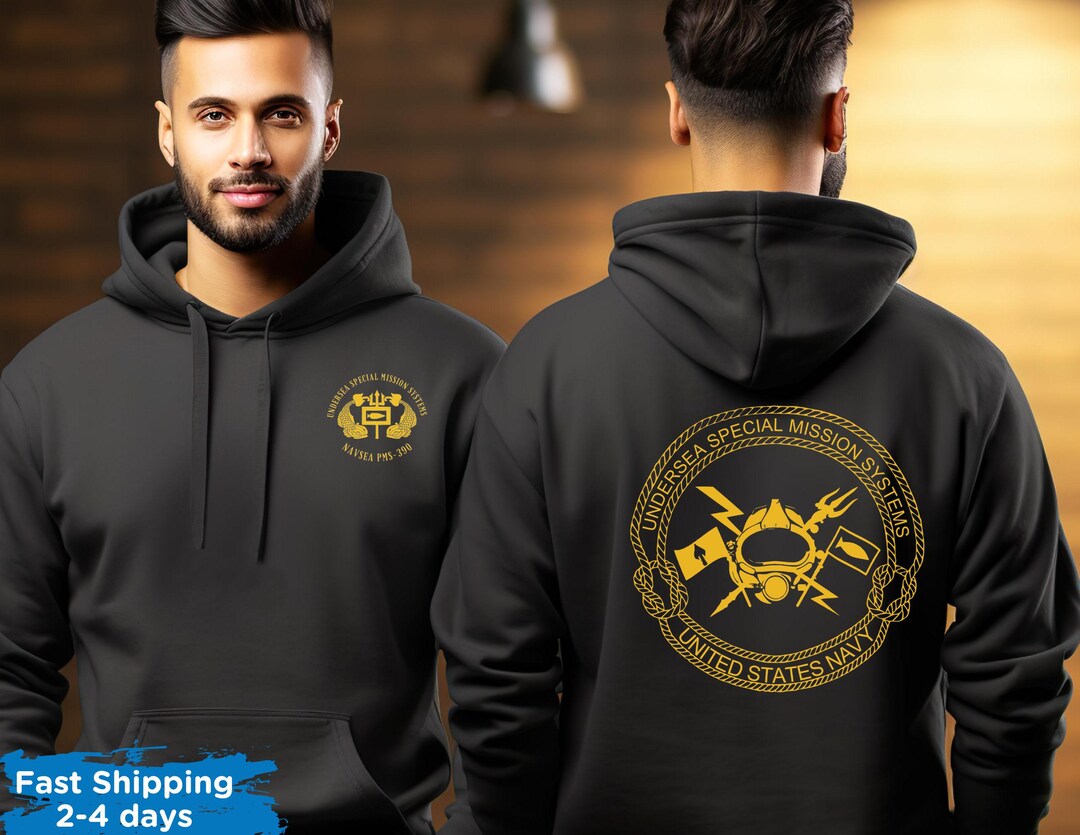 NAVSEA PMS-390 Hoodie San Diego or Global Submarine Rescue Undersea ...