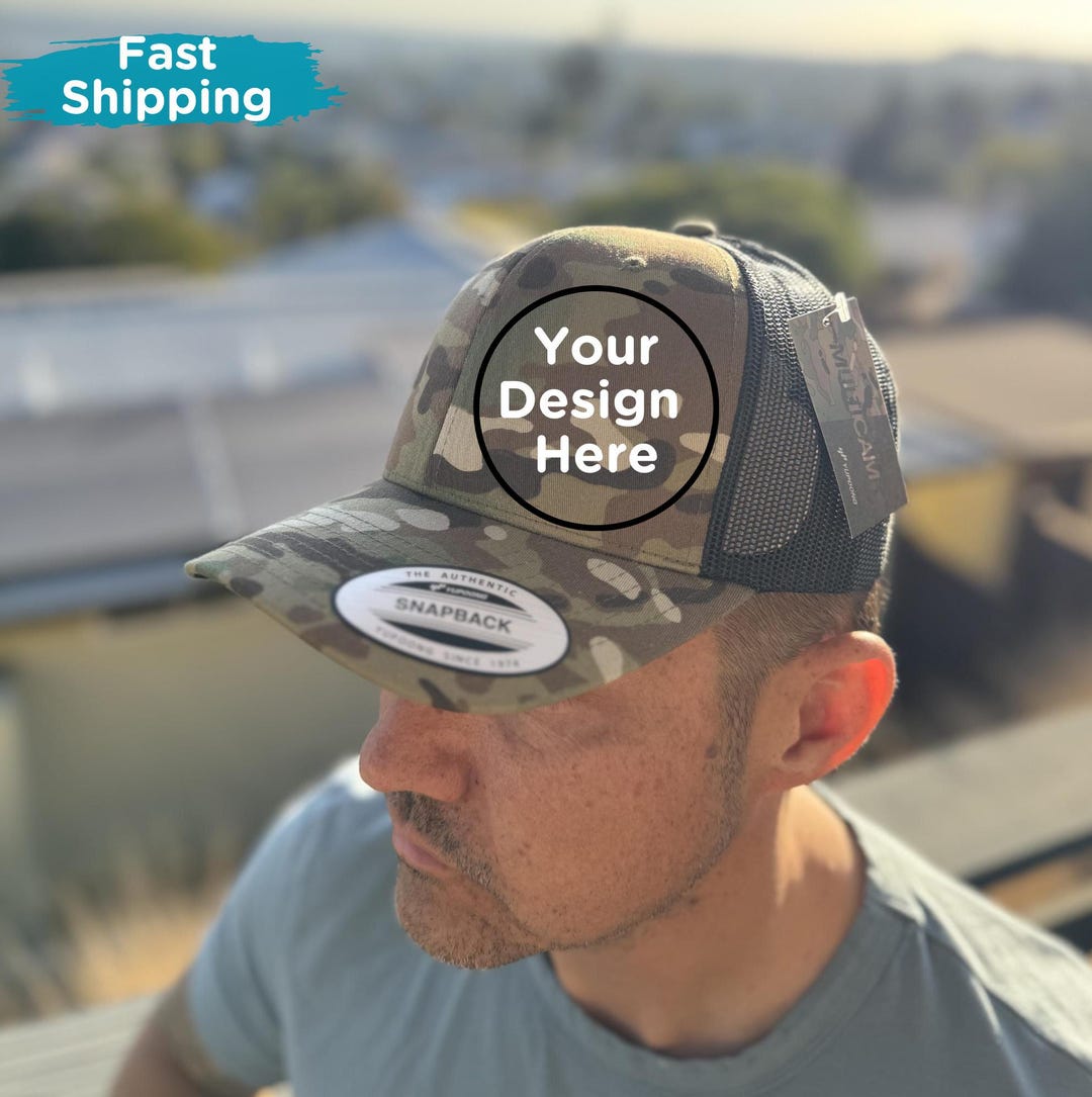 Customizable Snapback Hat Personalized Adjustable Cap for Men & Women ...