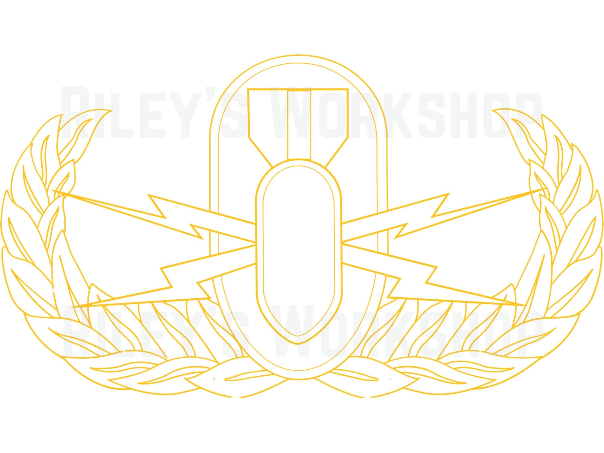 EOD Tech Basic Crab Pin Vinyl Decal Sticker for US Navy or Army or ...