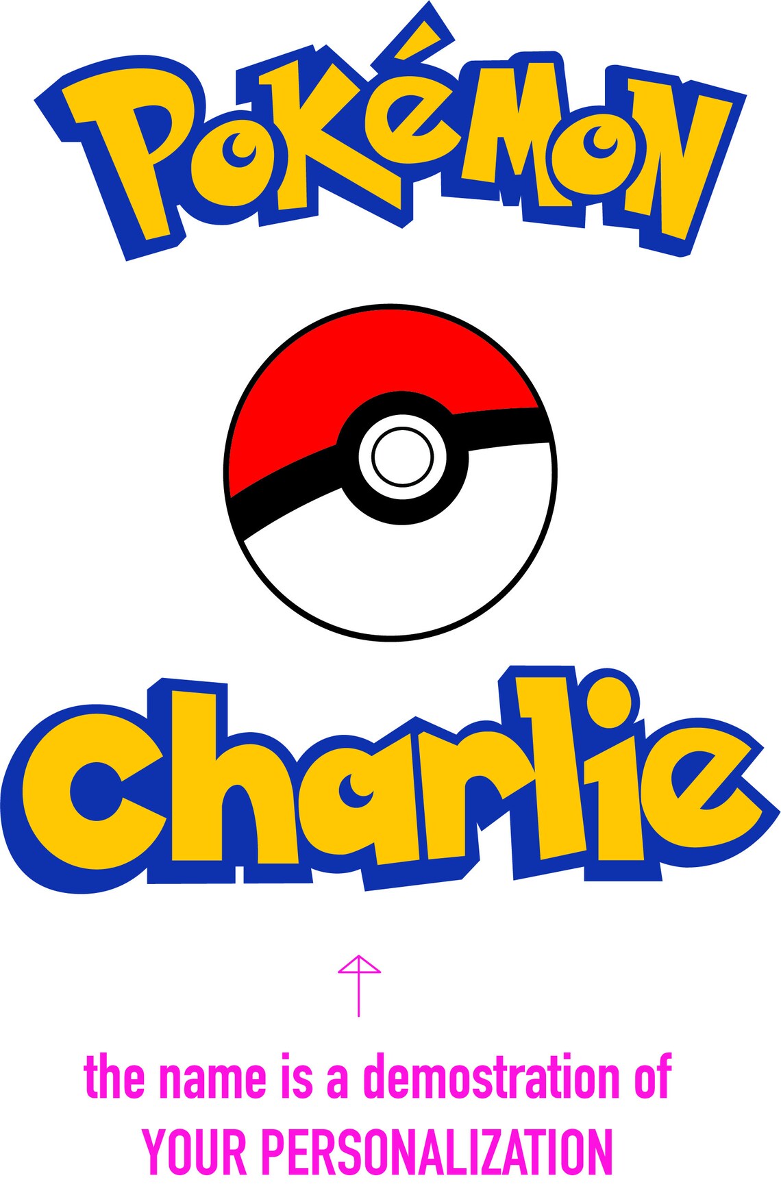 Personalized Name Digital File Pokemon Logo, Pokeball SVG,PDF, PNG ...