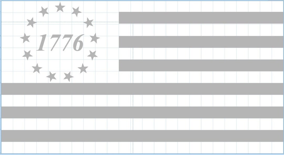 1776 Flag Svg - Etsy