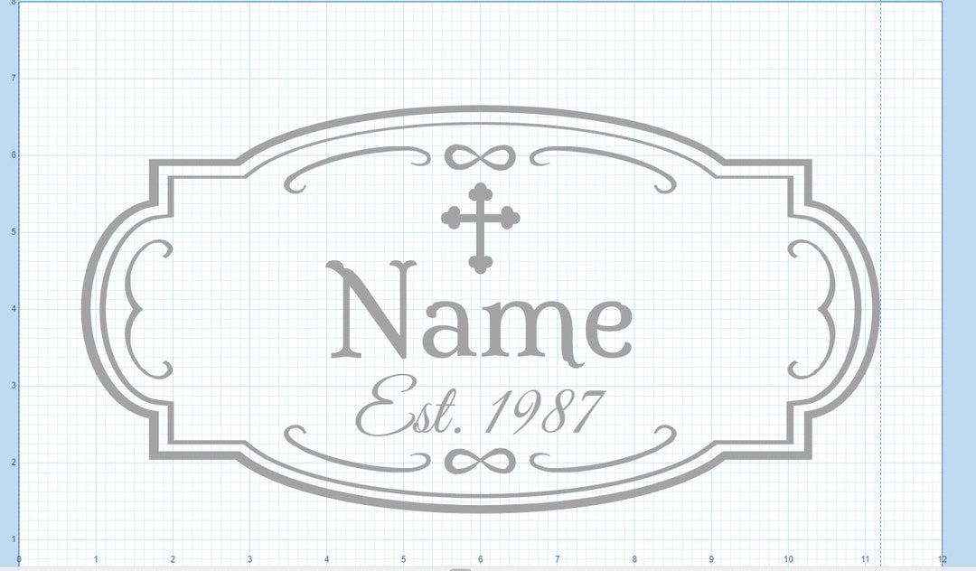 Name Frame - Etsy