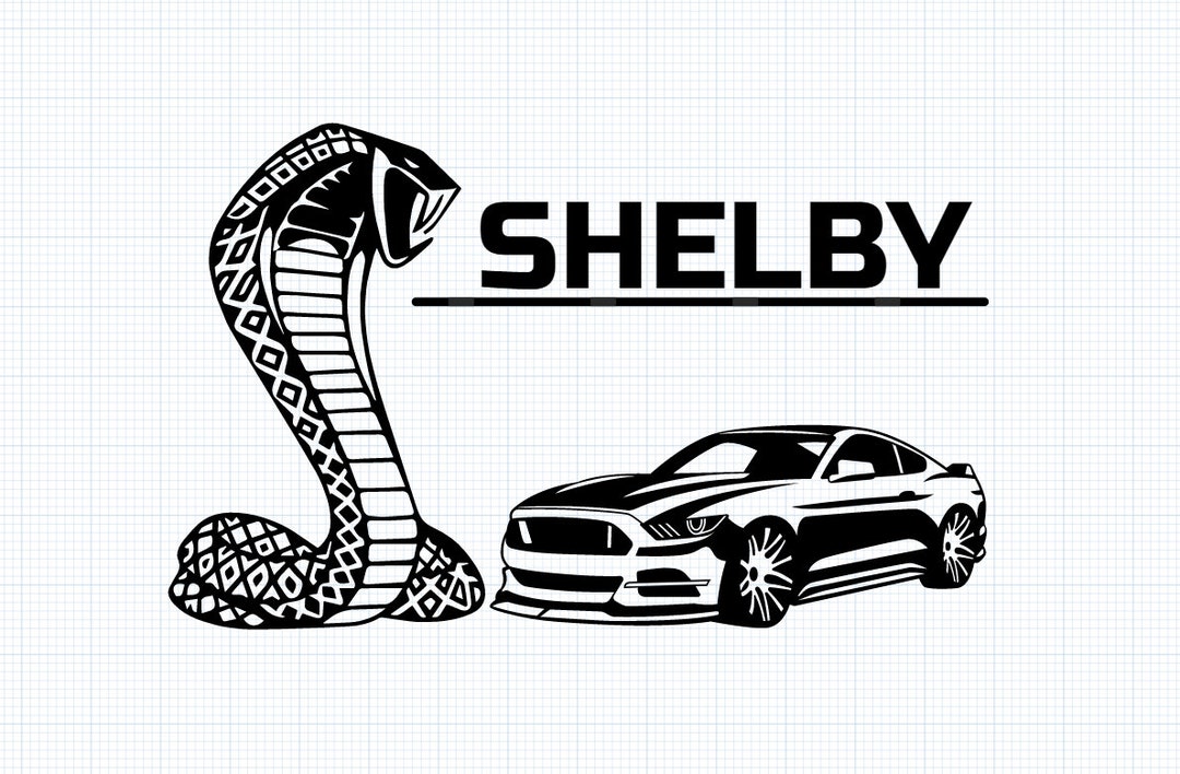 Shelby GT 500 Svg - Etsy