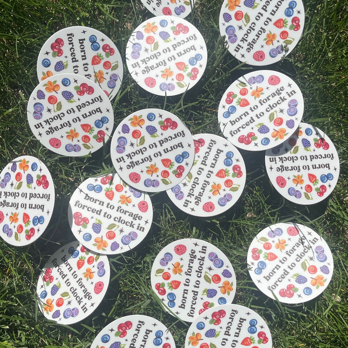 Born to Forage Sticker | Garden Girl, Birthday Gift, Farmers Market ...