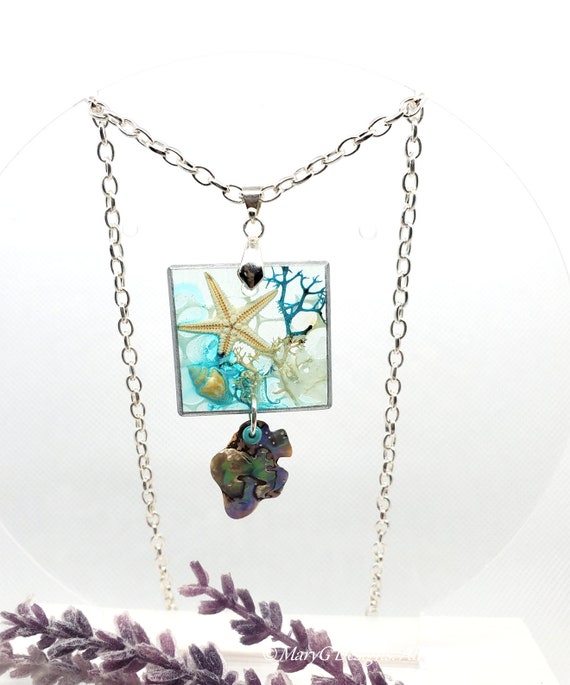 Coral Resin Jewelry
