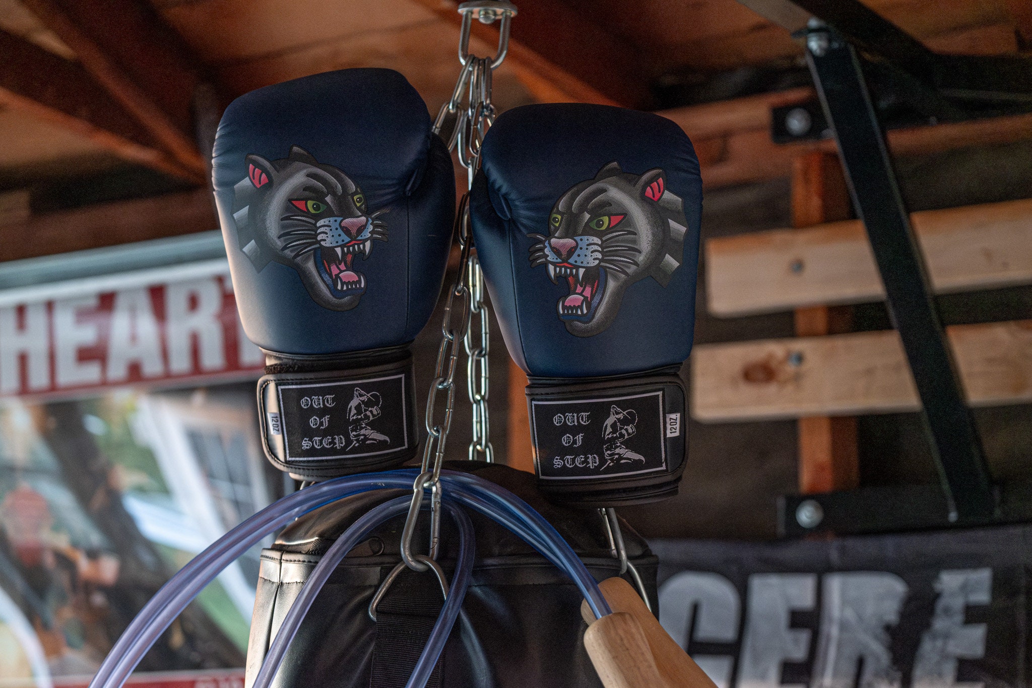 Panther Tattoo Muay Thai Boxing Gloves: Handmade in Thailand W/ Airflow ...