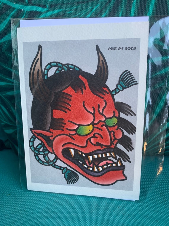 Traditional Japanese Demon Tattoo Designs