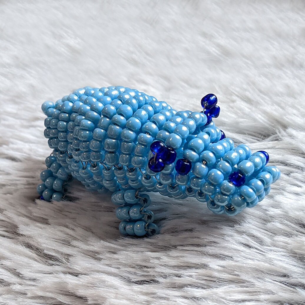 3D Bead Hippo - Etsy