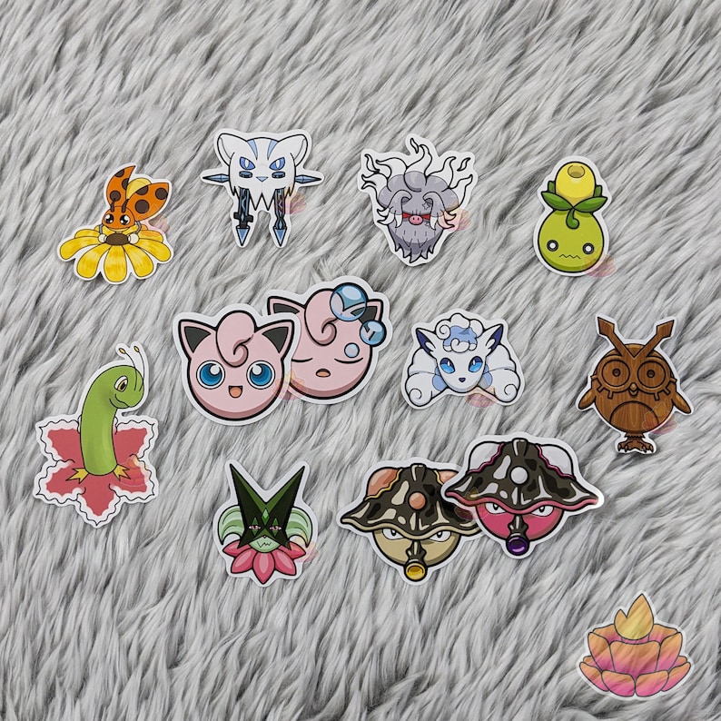 Pokemon Alolan Vulpix Inspired Vinyl Sticker - Etsy